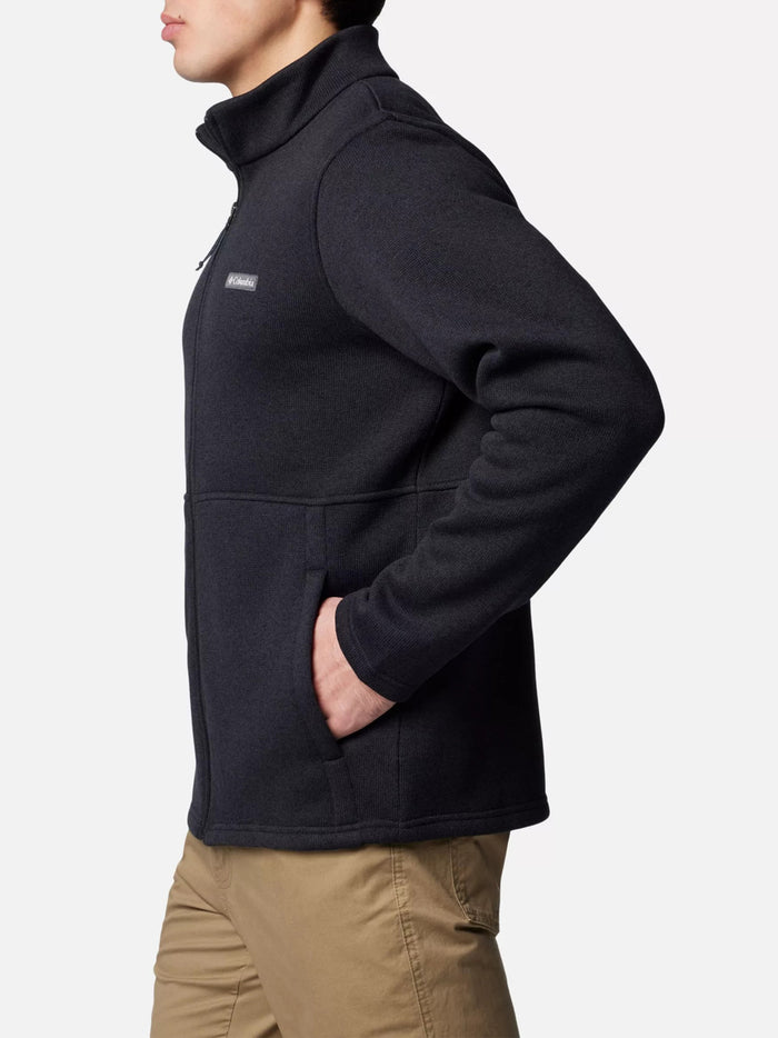 Felpa Zip Columbia da Uomo - Nero | stilofy.com